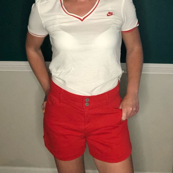 New York & Company | Shorts | C2 New York Co Cherry Red High Waisted ...